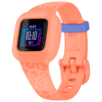 Детские часы Garmin Vivofit Jr.3 Peach Leopard 0.79"/ Персиковый ...