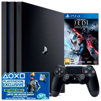 Sony Playstation 4 PRO + Fortnite Neo Versa Bundle + Star Wars Jedi ...